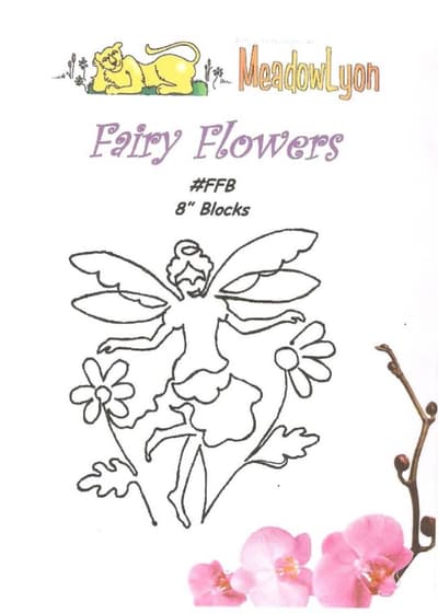 Fairy Flower Blocks 8″ – MeadowLyon Designs