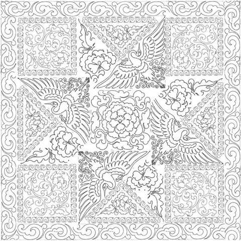 Continuous Line Quilting Patterns – MeadowLyon Designs